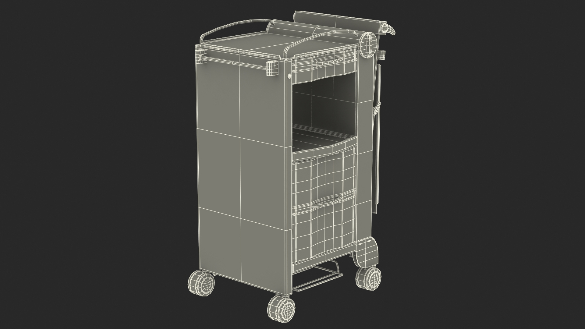 3D Self Service Bedside Cabinet - TurboSquid 1651275