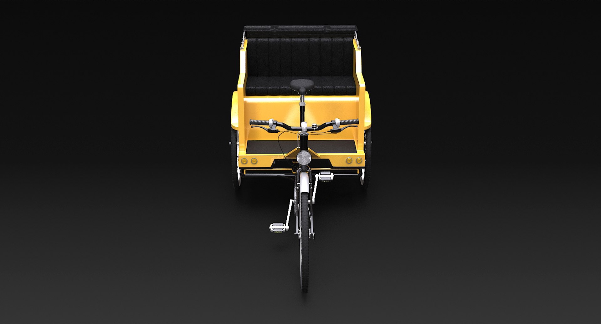 3D Pedicab Cab Model - TurboSquid 1181970