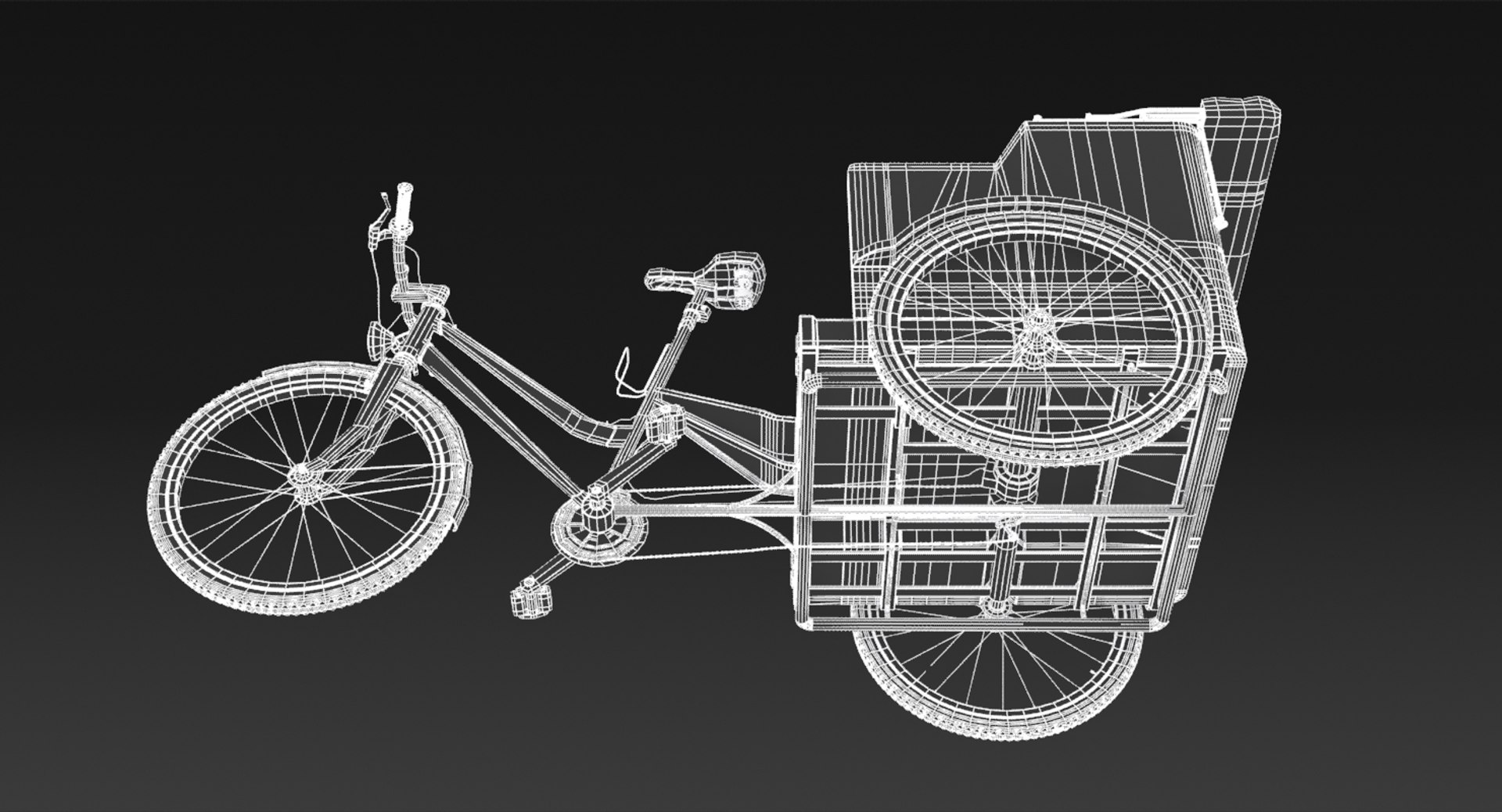 3D Pedicab Cab Model - TurboSquid 1181970
