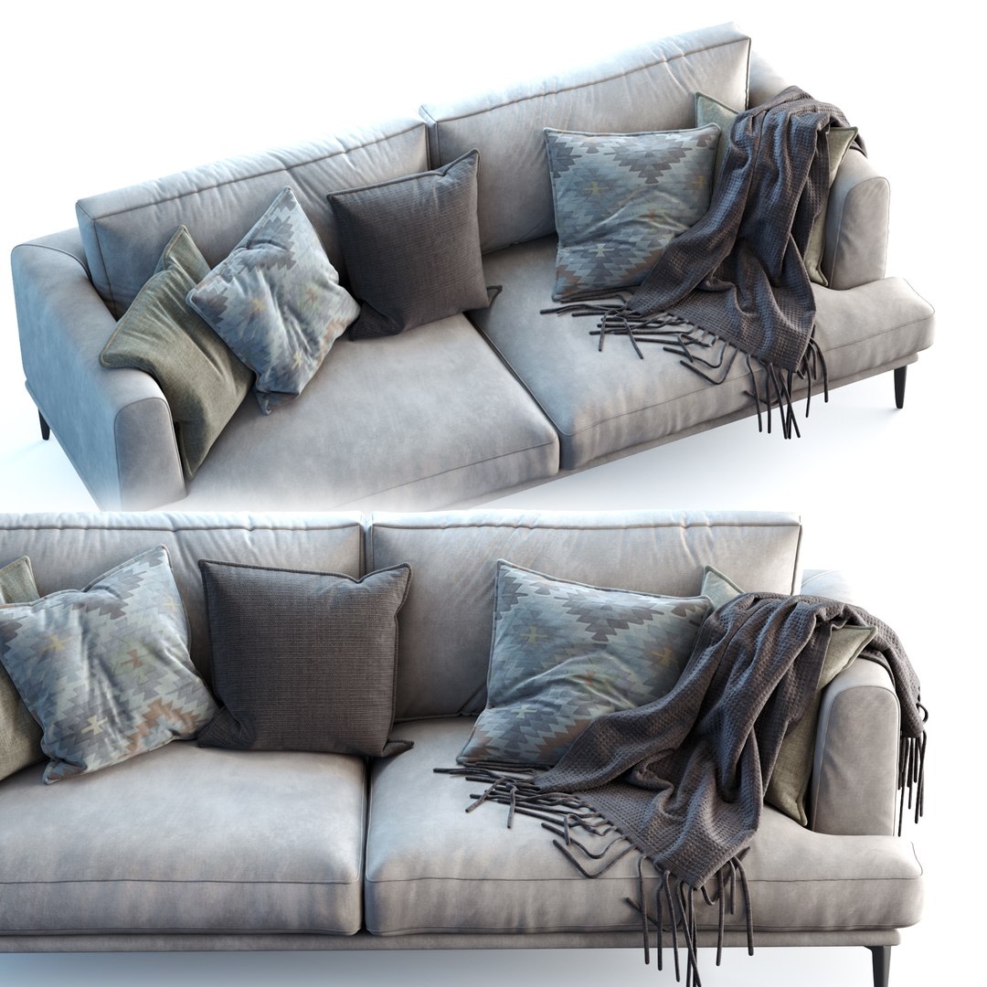 Alexis Sofa 3D Model - TurboSquid 1568845