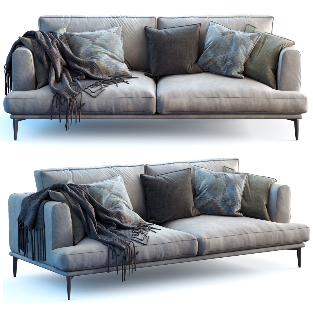 Alexis Sofa 3D Model - TurboSquid 1568845