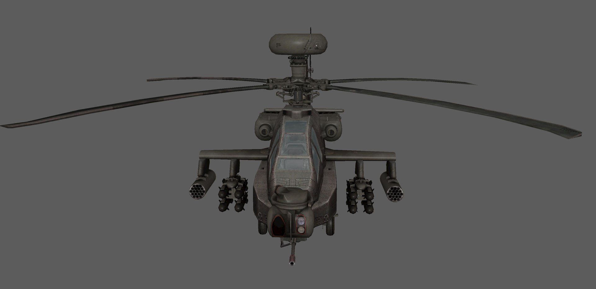 3D Model Apache Attack Helicopter AH 64 Low Poly 3D - TurboSquid 2130095