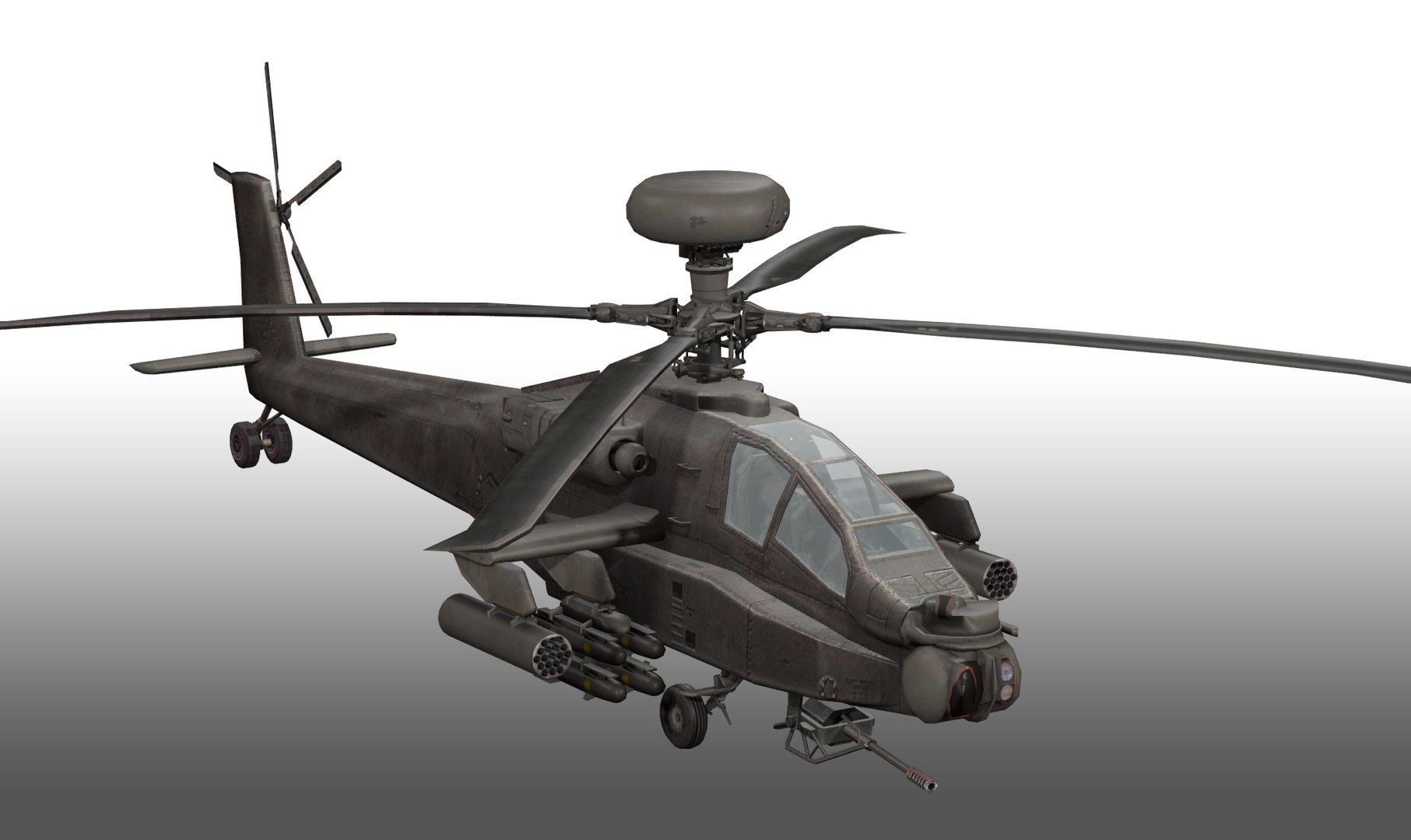 3D Model Apache Attack Helicopter AH 64 Low Poly 3D - TurboSquid 2130095