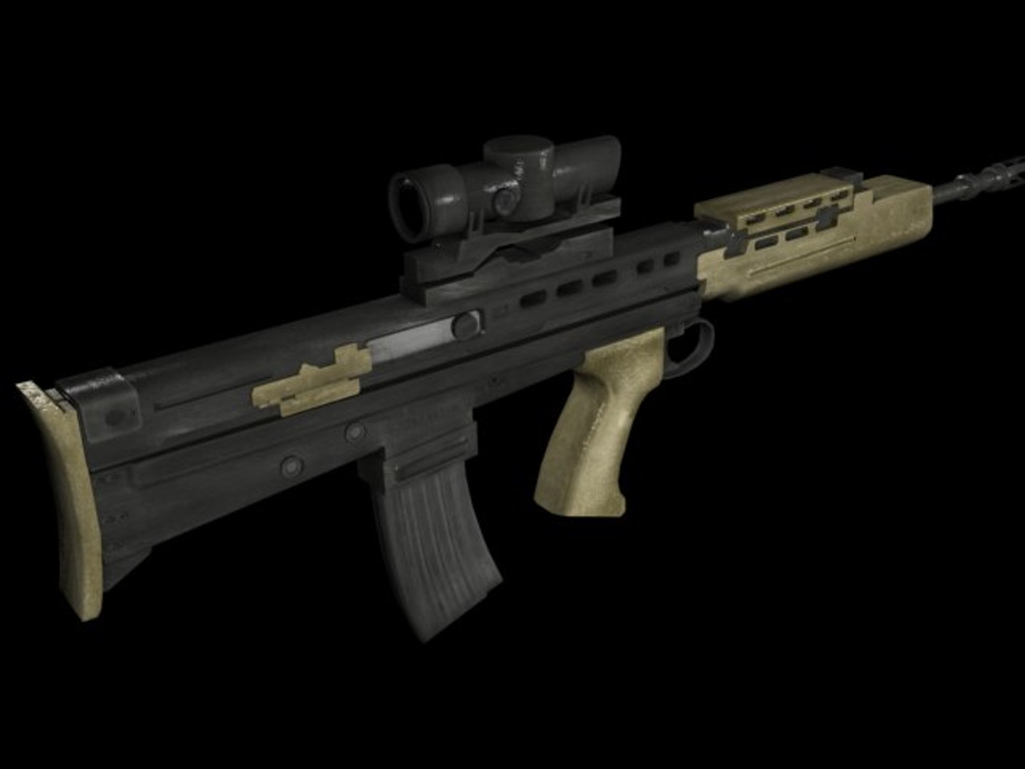 Guns Rifle Ready 3d 3ds