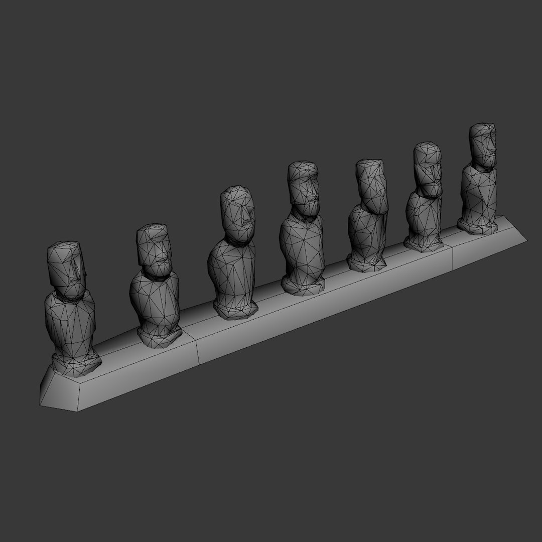 Moai 3d Model