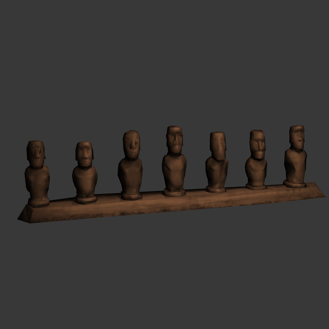 Moai 3d Model