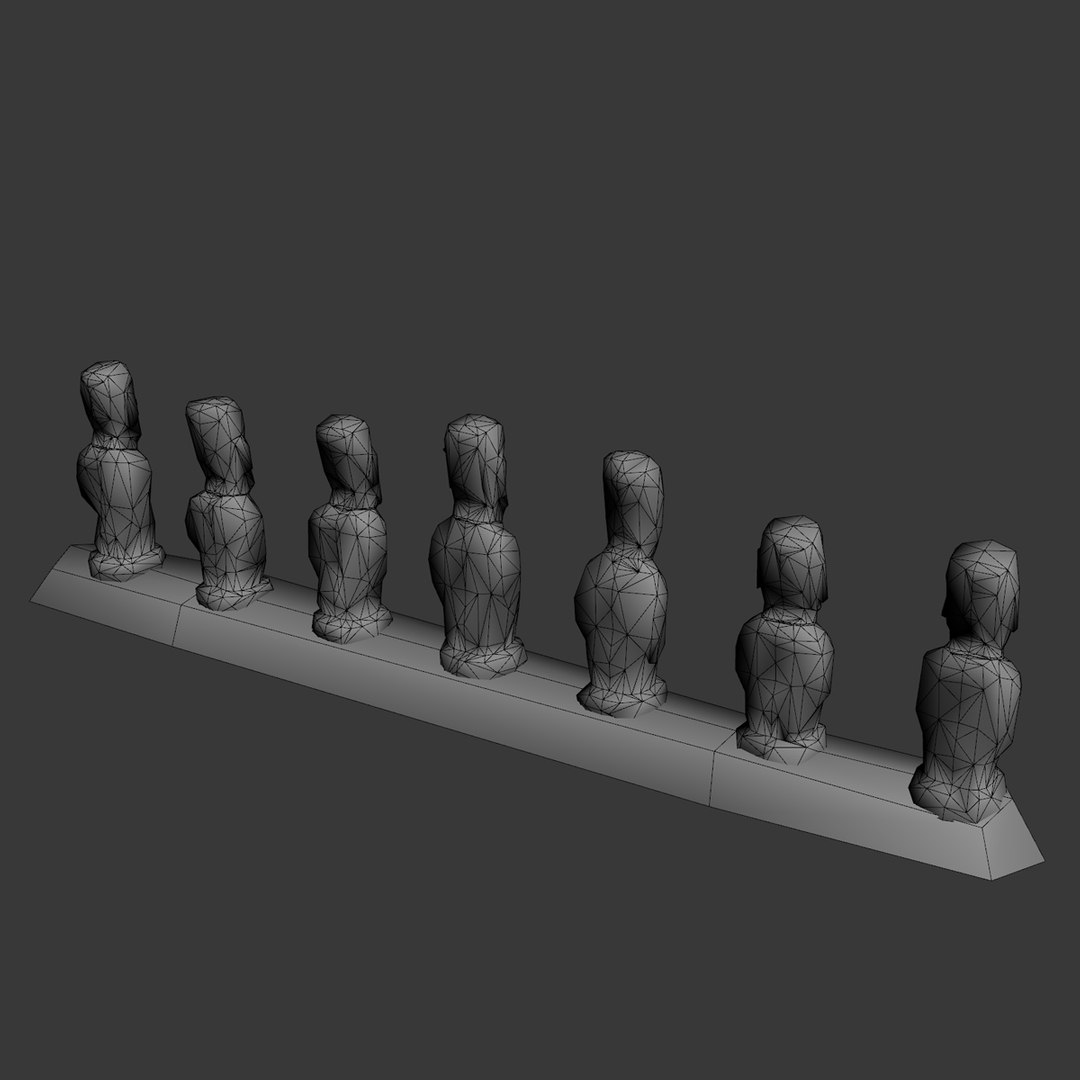 Moai 3d Model