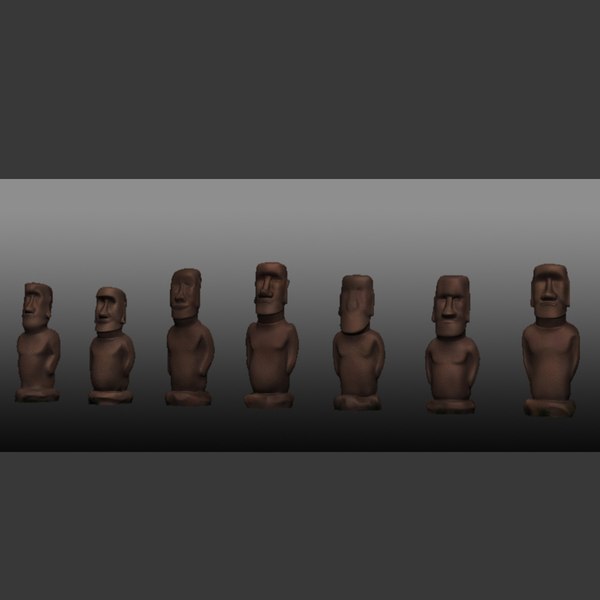 moai 3d model