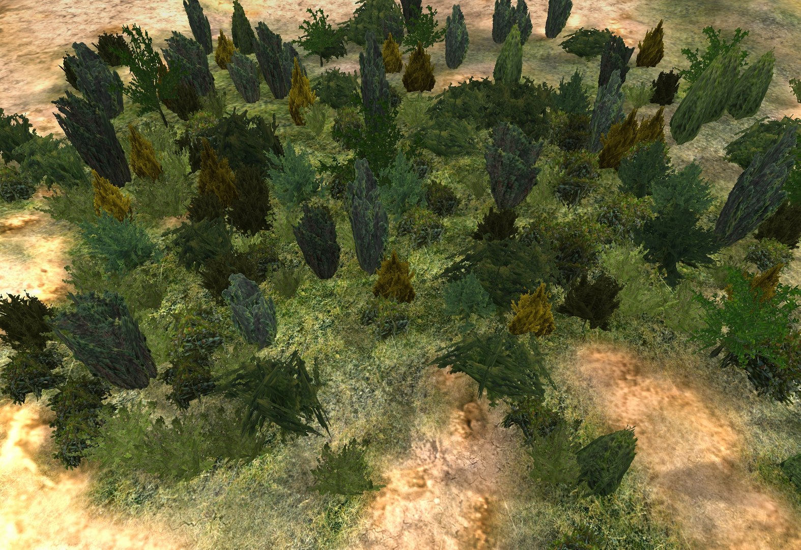 3d Model Of Ready Bush Pack