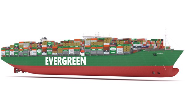 Ever Give Evergreen 集装箱货船3D模型 - TurboSquid 1815766