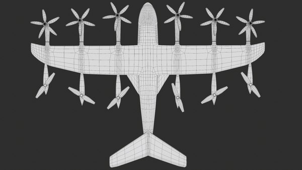 空飛ぶビークル アーチャー ミッドナイト eVTOL PBR クラシック3Dモデル - TurboSquid 2046942