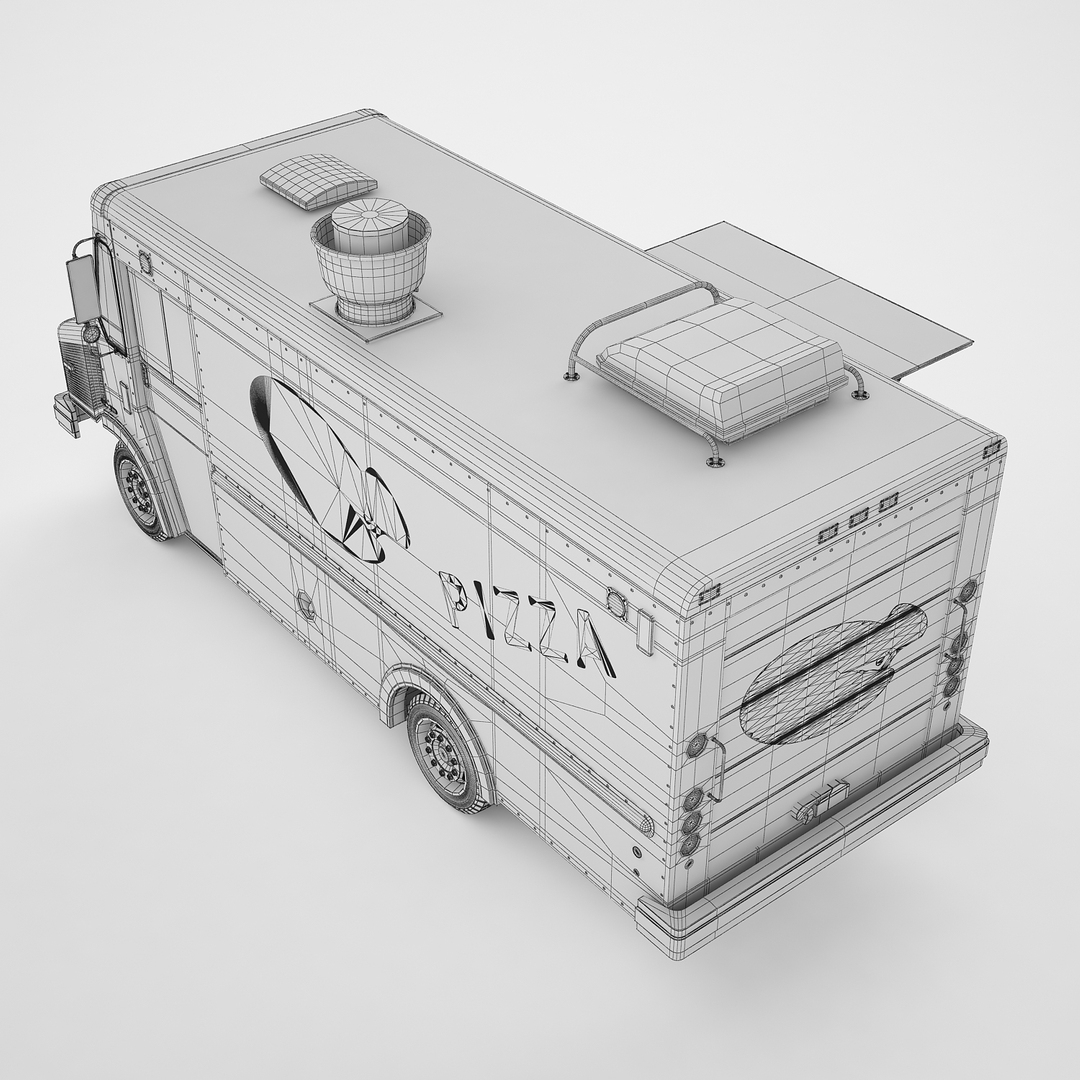 Food truck 3D model - TurboSquid 1197809