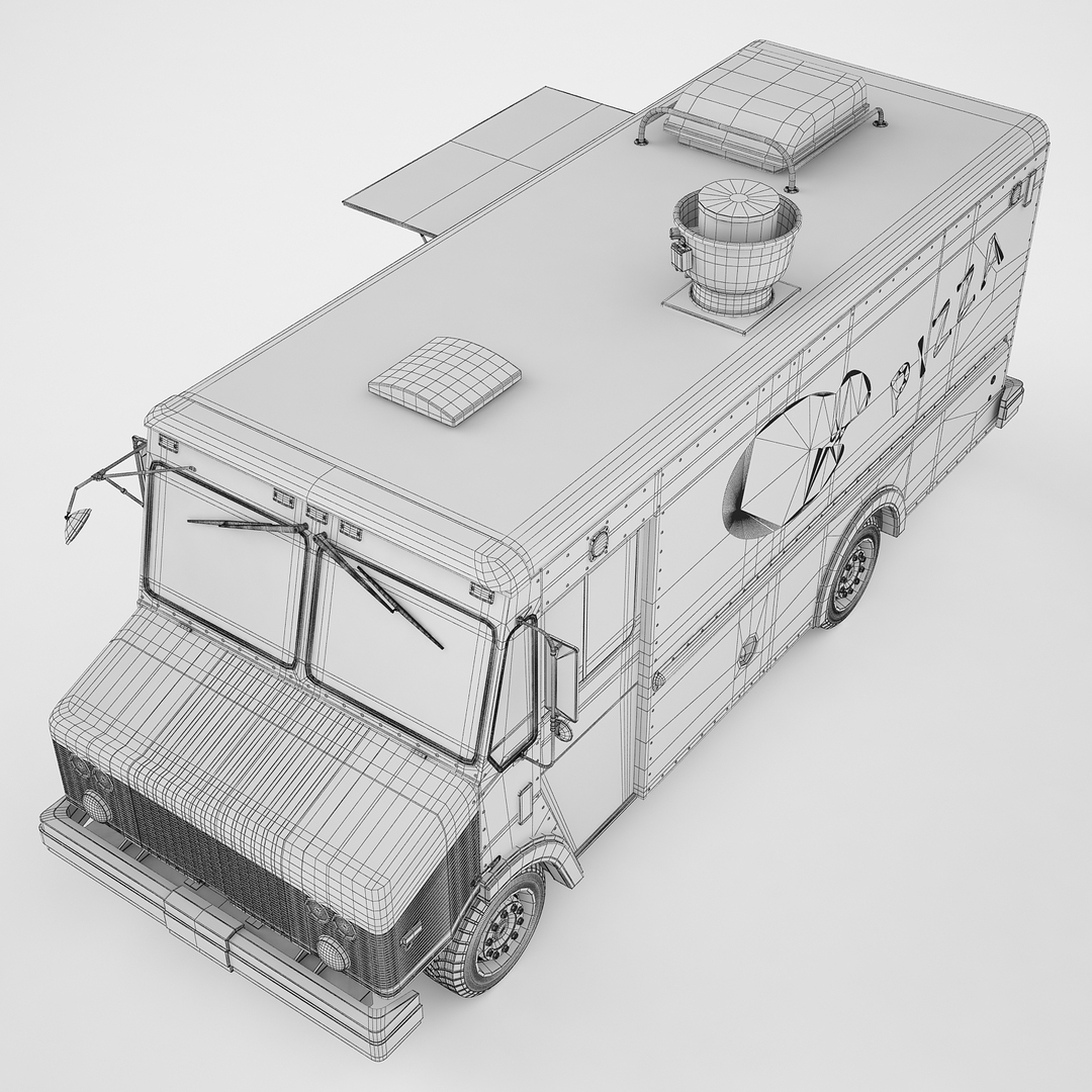 Food truck 3D model - TurboSquid 1197809