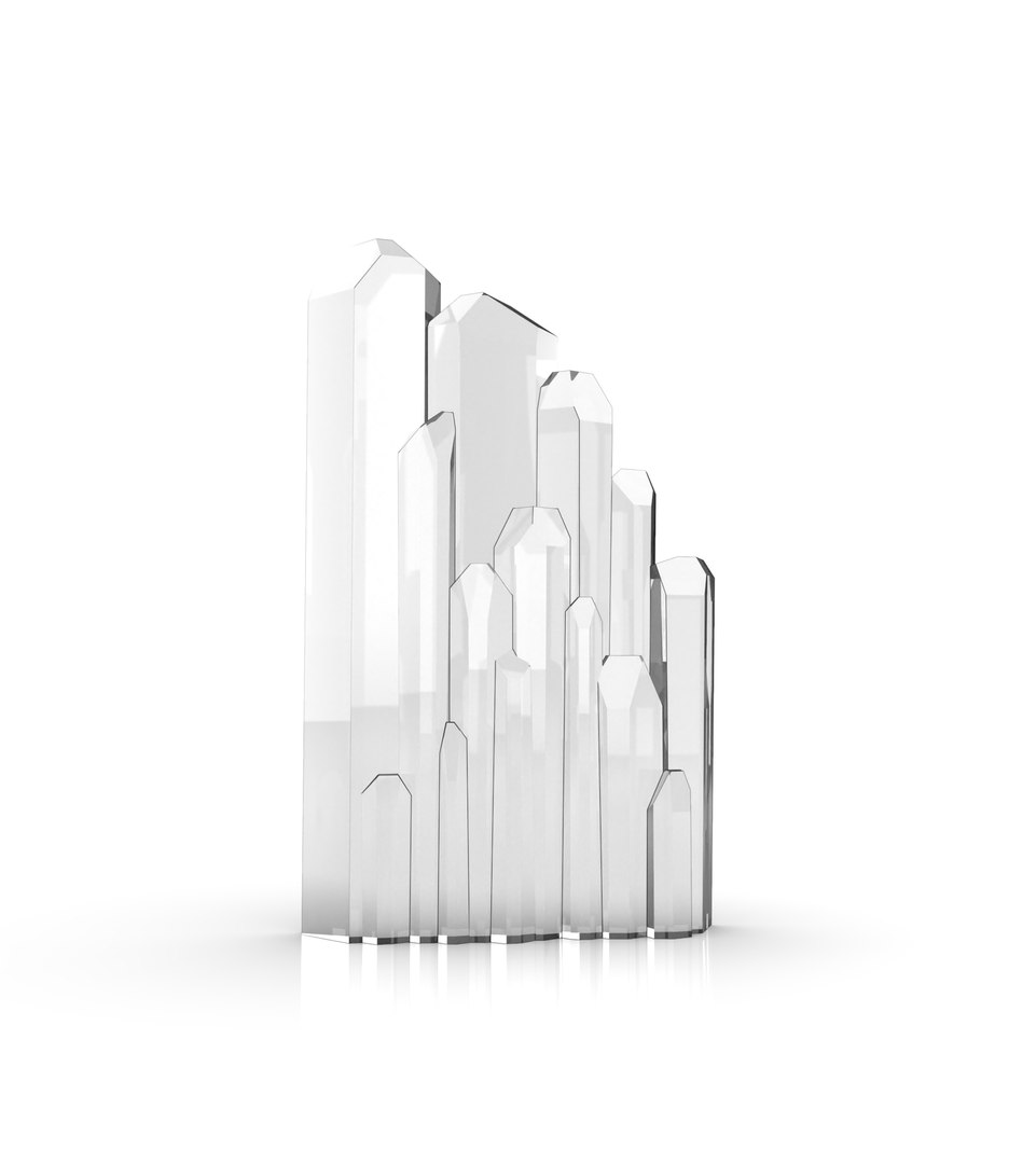 Ice crystal wall 3D model - TurboSquid 1601936