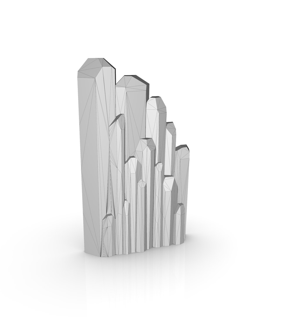 Ice crystal wall 3D model - TurboSquid 1601936