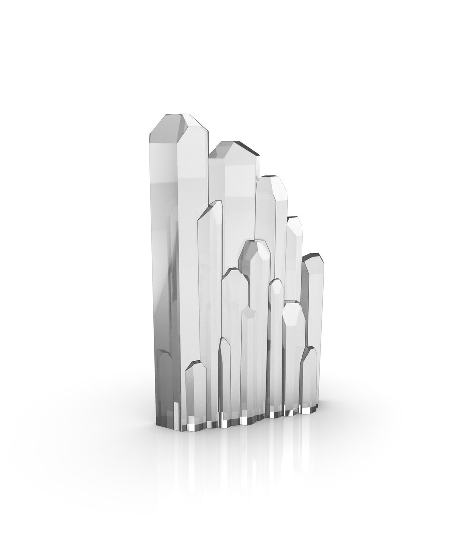 Ice crystal wall 3D model - TurboSquid 1601936