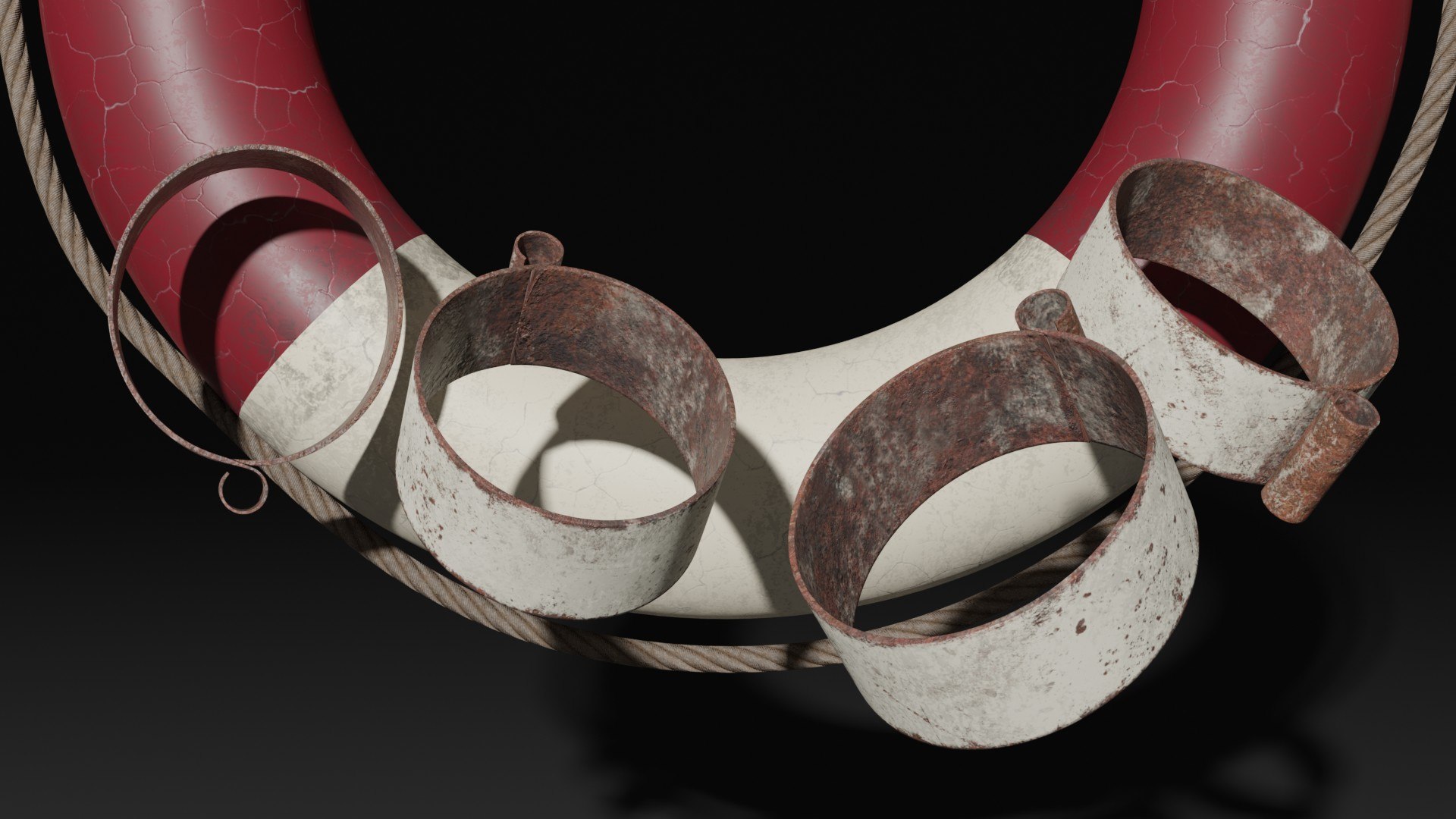 3d Model Lifebelt Pbr