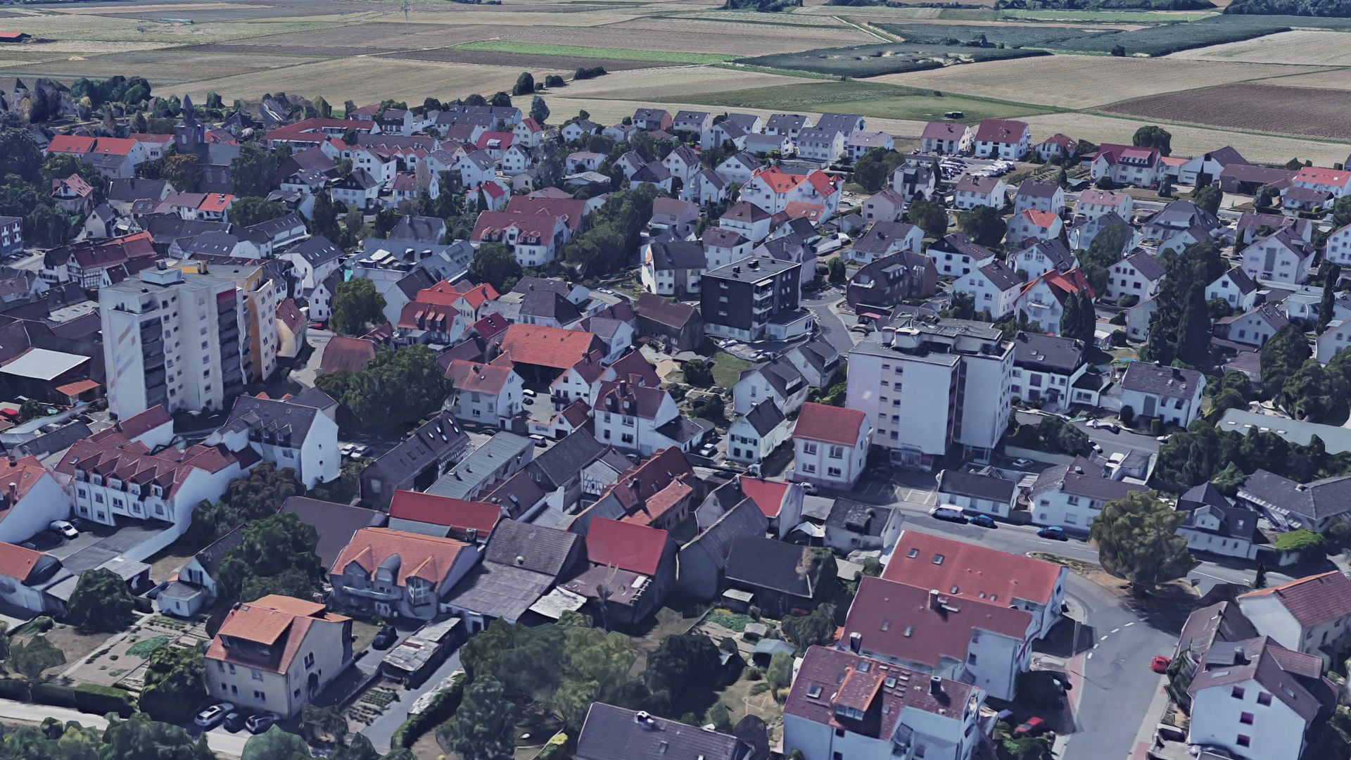3D Small German Town Low Poly - TurboSquid 1979452