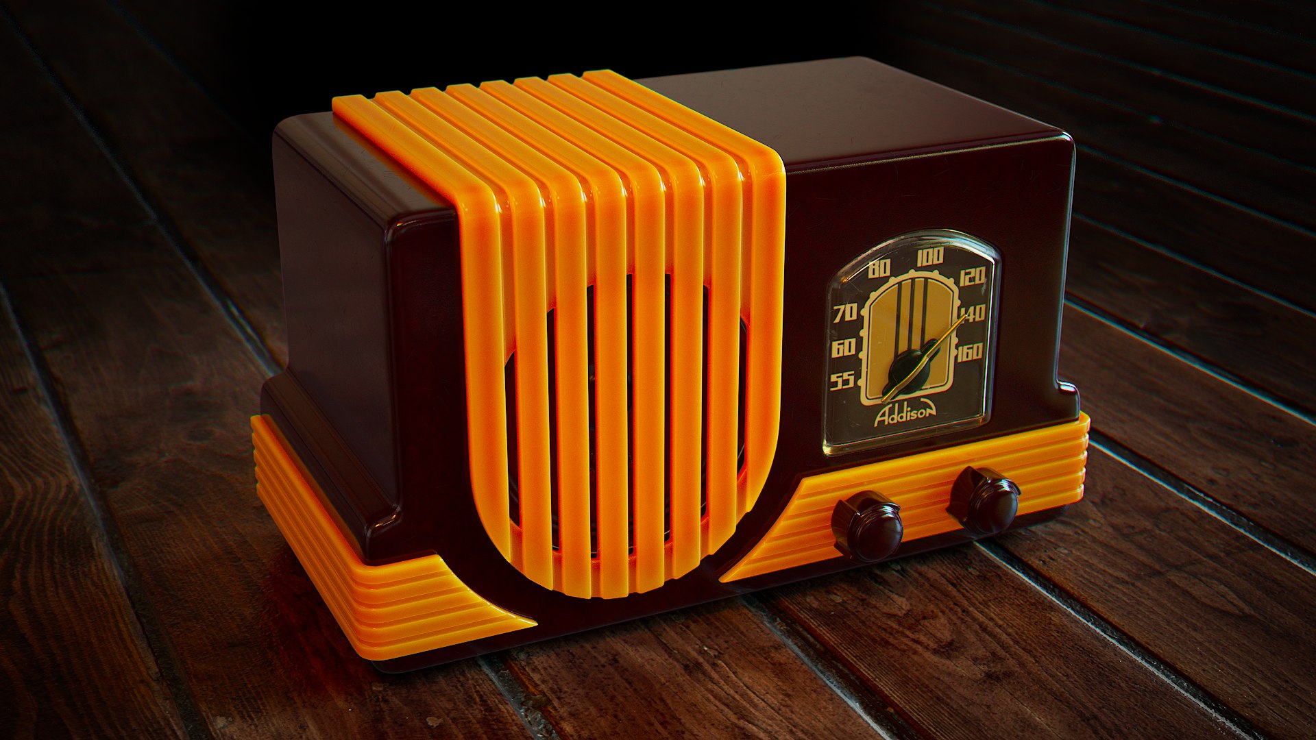 Addison Waterfall Radio 1940-1947 Model - TurboSquid 2100780