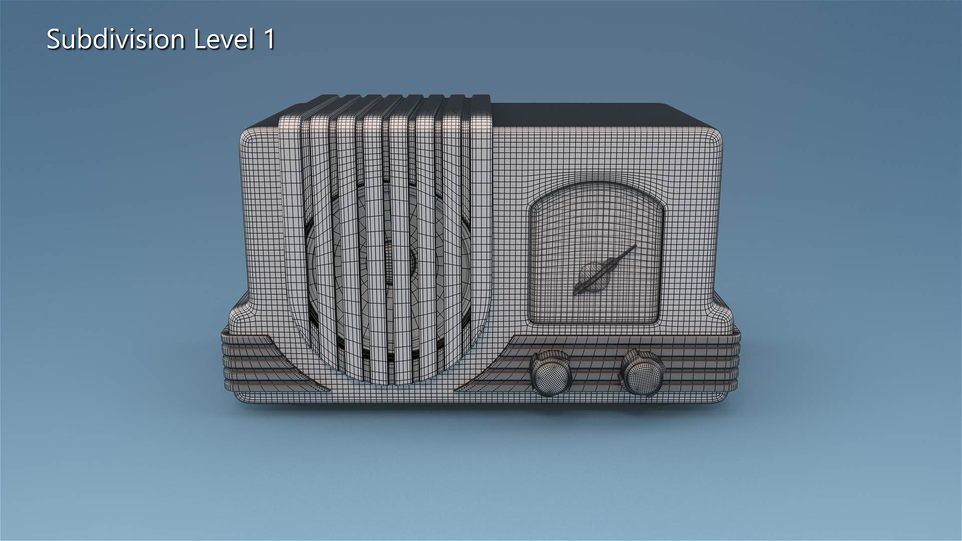 Addison Waterfall Radio 1940-1947 model - TurboSquid 2100780