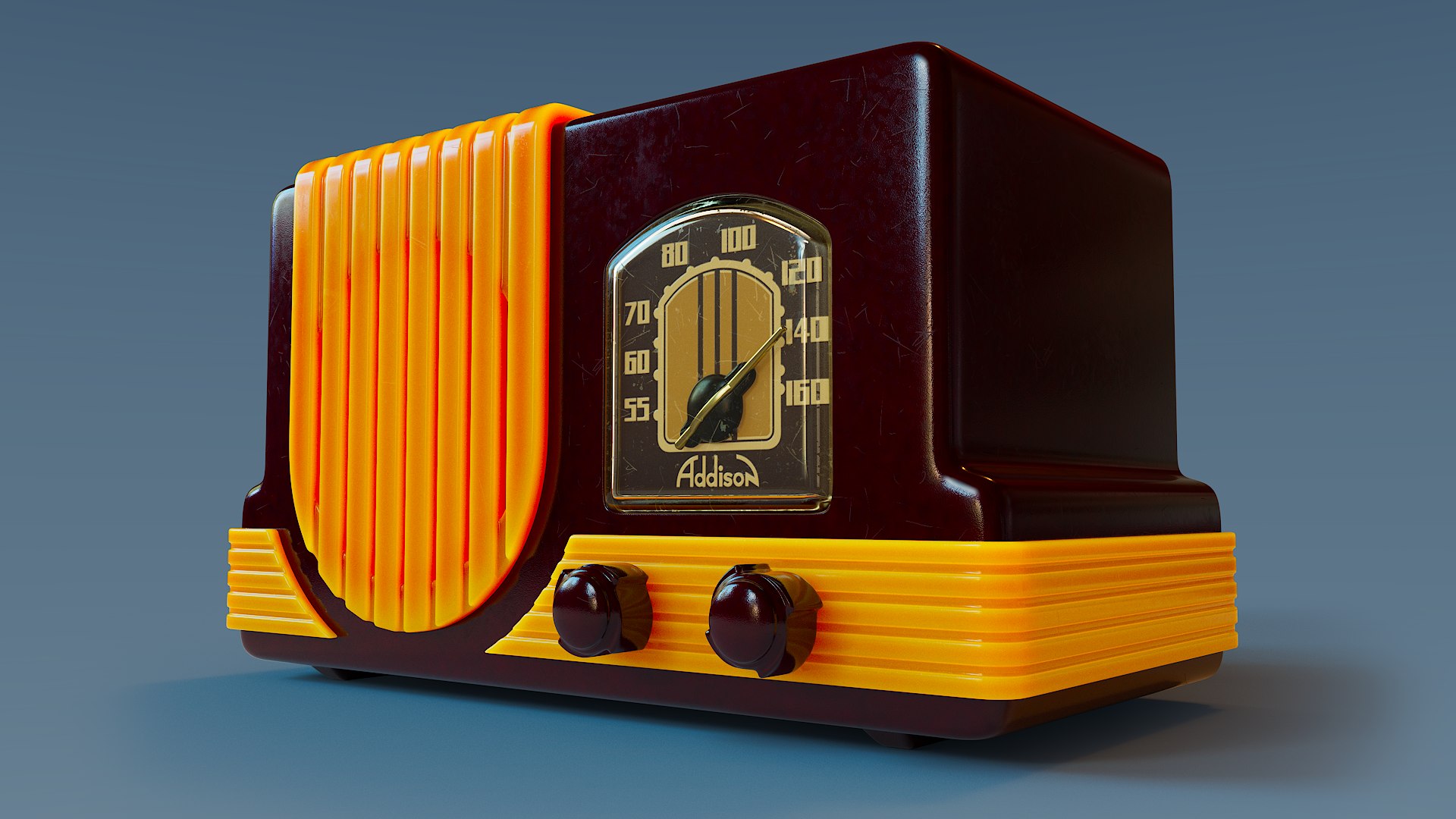 Addison Waterfall Radio 1940-1947 Model - TurboSquid 2100780