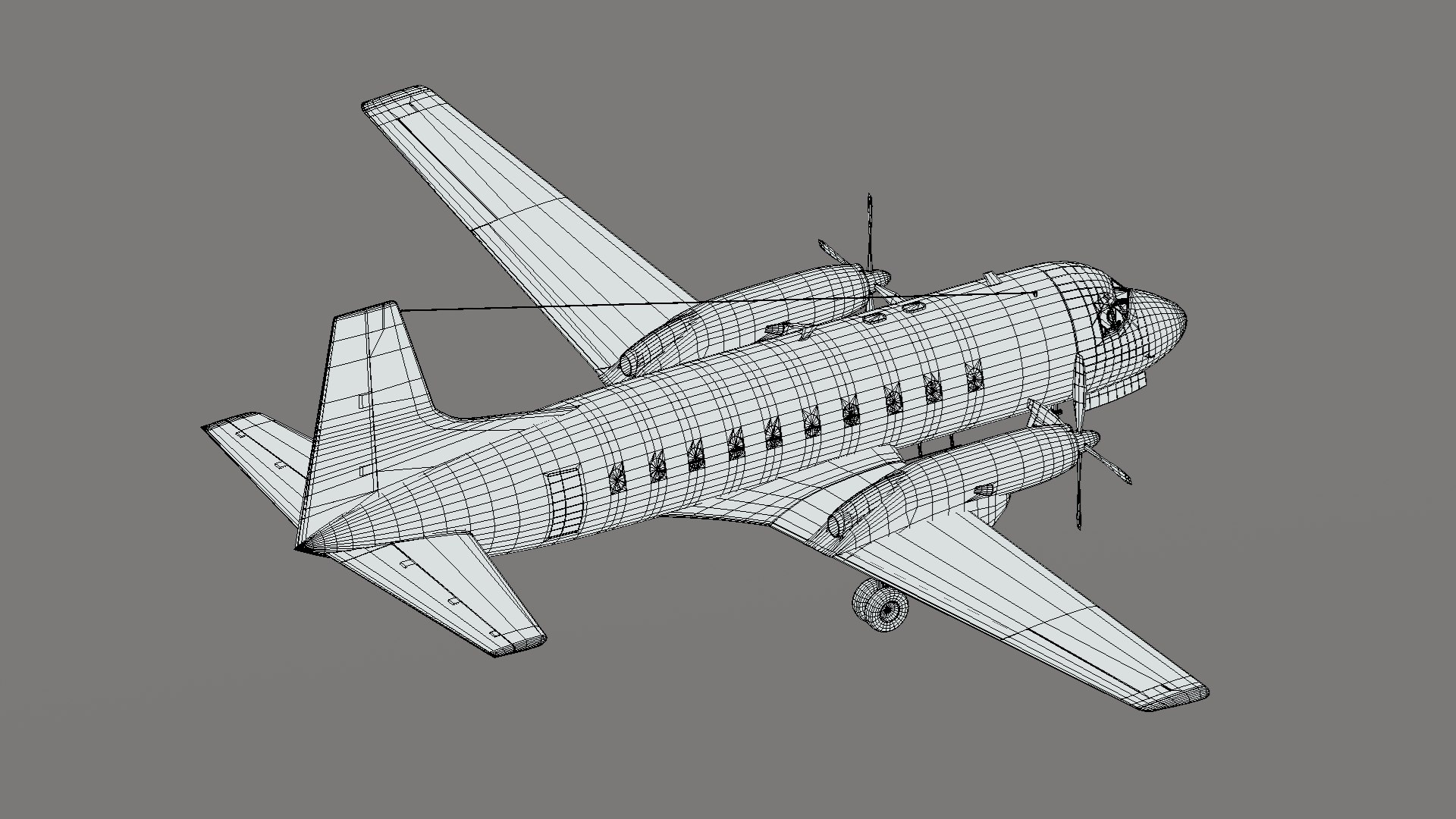 Hawker Siddeley HS 748 Indian Airforce 3D Model - TurboSquid 1830400