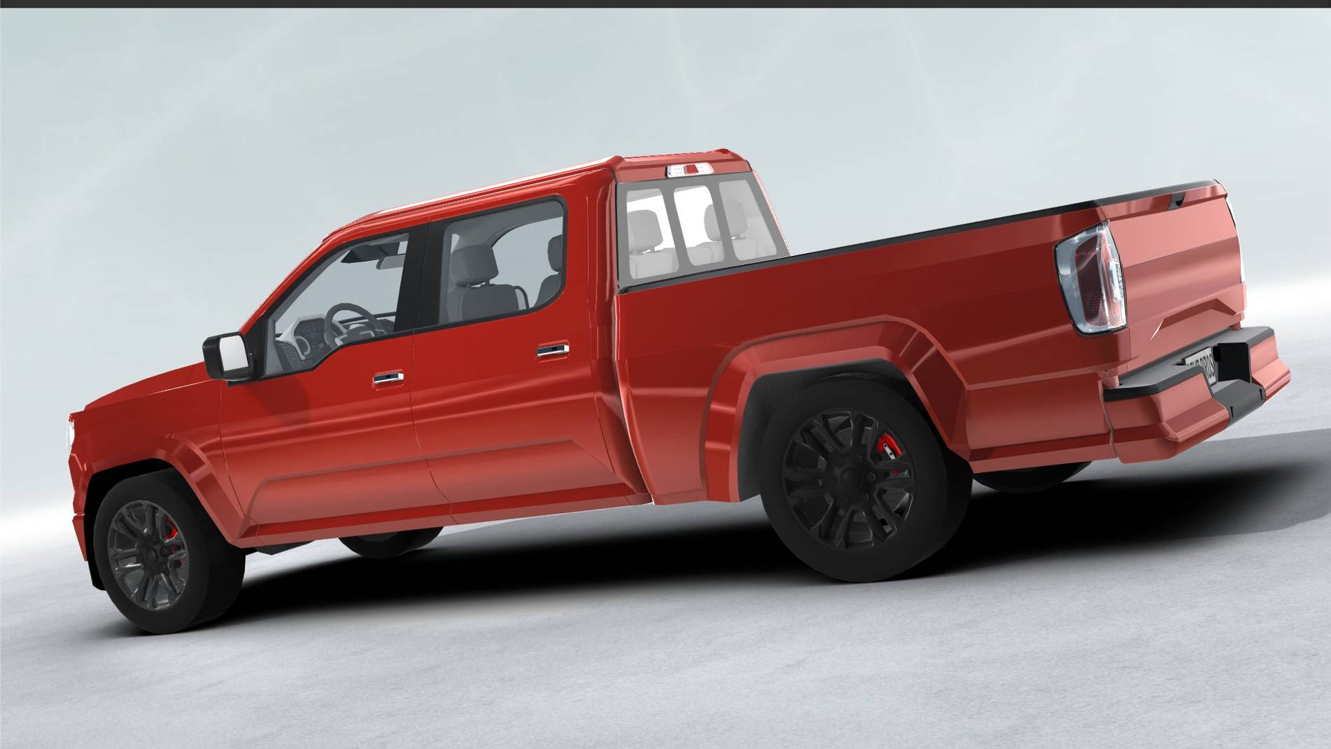 Generic Pickup Realtime Real Time 3D Model - TurboSquid 1166593