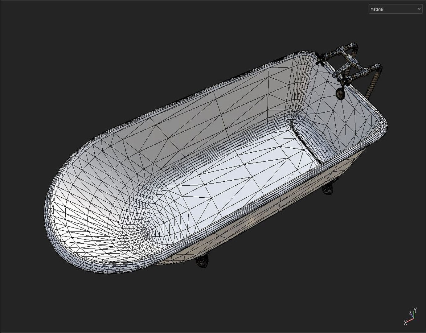 3D Bathtub Model - TurboSquid 2251899