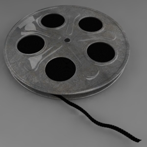 film reel 3d dxf