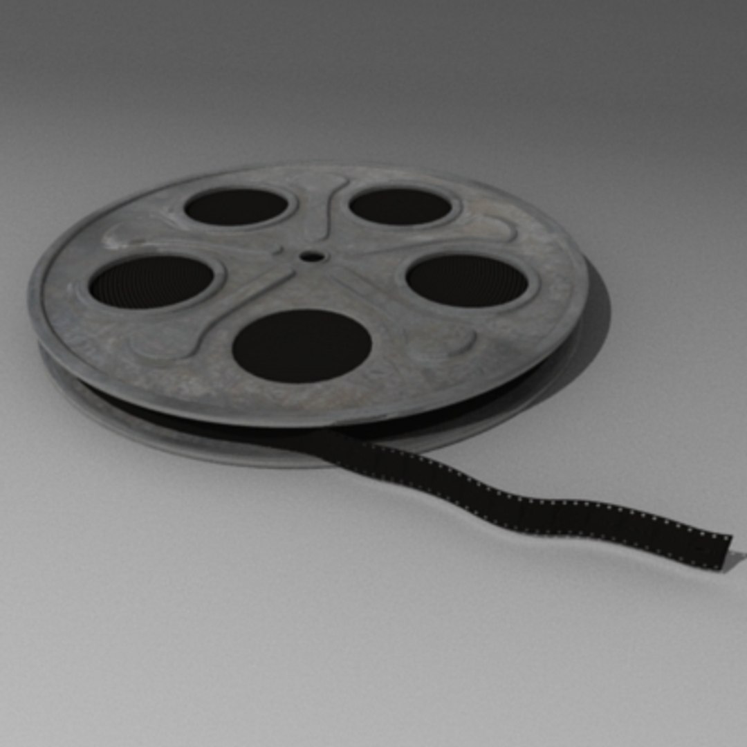 film reel 3d dxf
