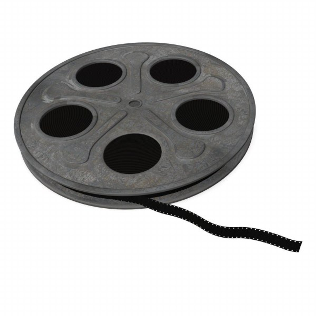 film reel 3d dxf