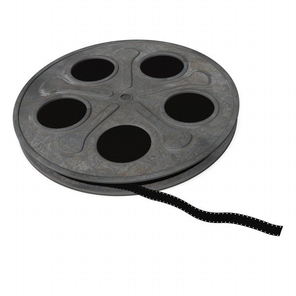 film reel 3d dxf