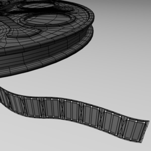 film reel 3d dxf