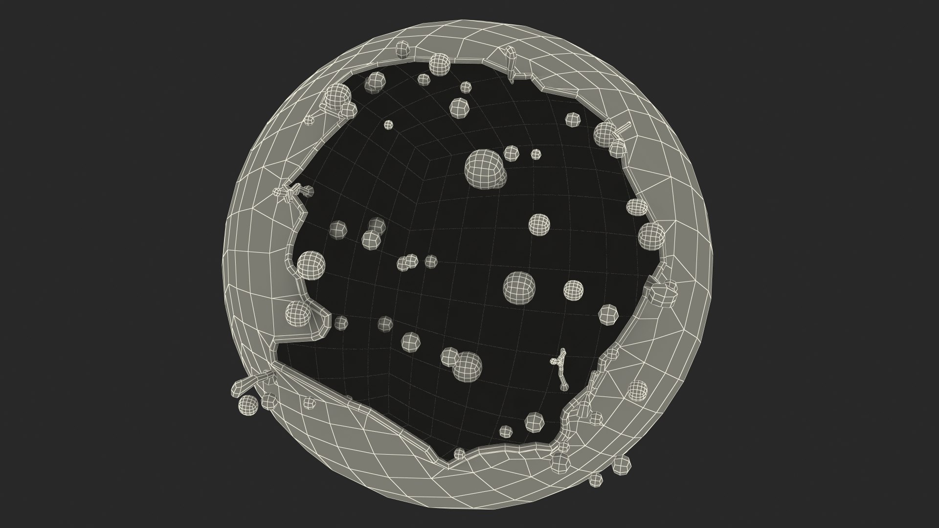 Soap Bubble Burst Stage 3 3D model - TurboSquid 1918933