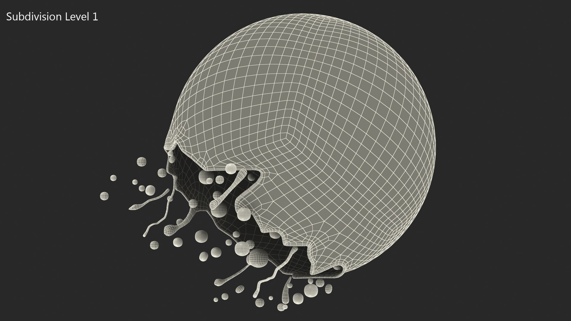 Soap Bubble Burst Stage 3 3D model - TurboSquid 1918933