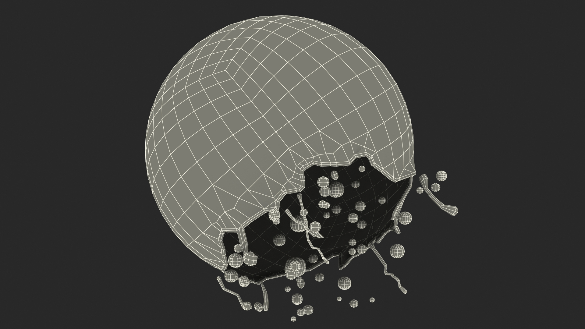 Soap Bubble Burst Stage 3 3D model - TurboSquid 1918933