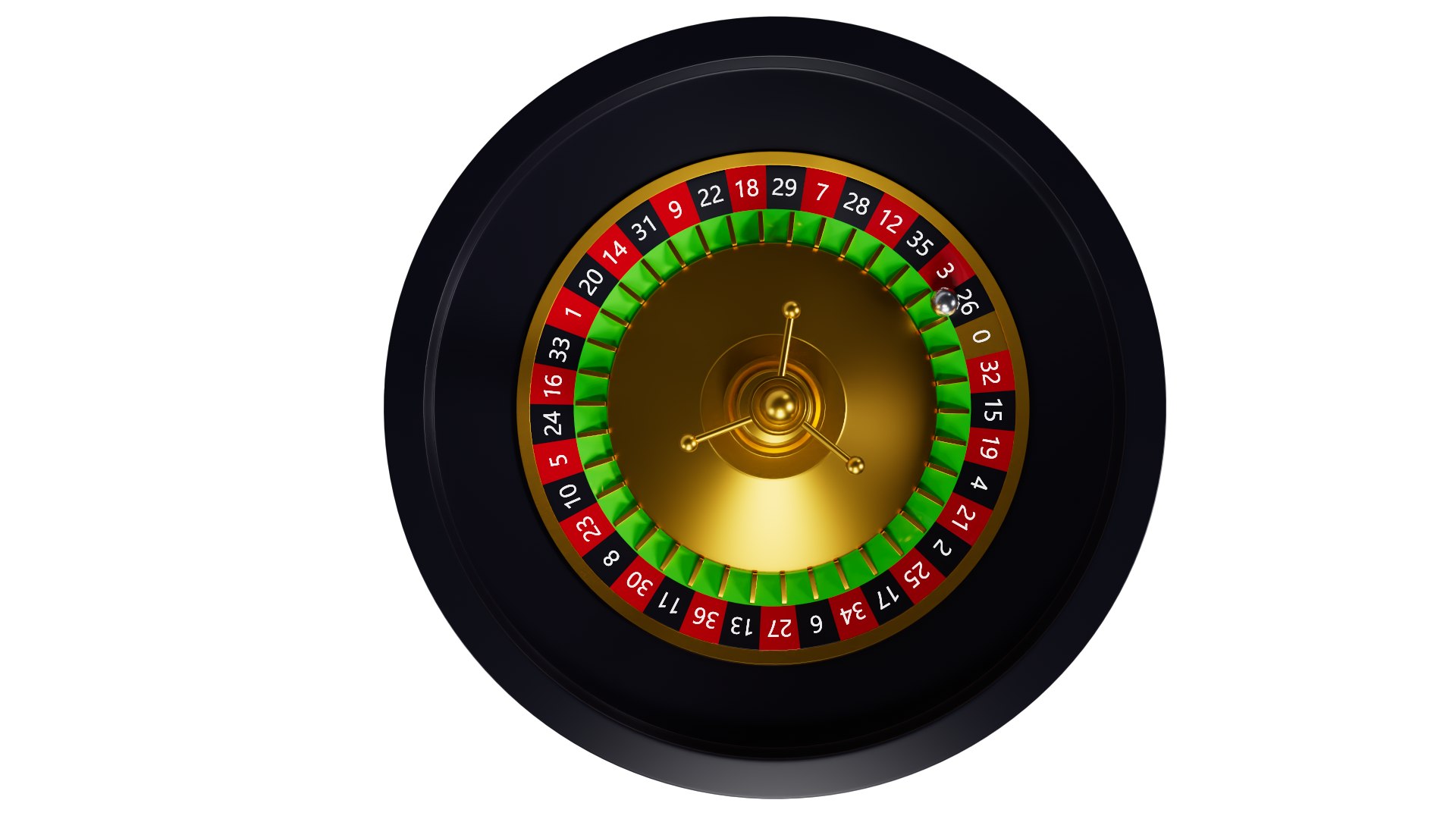 3D model Casino roulette1 - TurboSquid 2088003