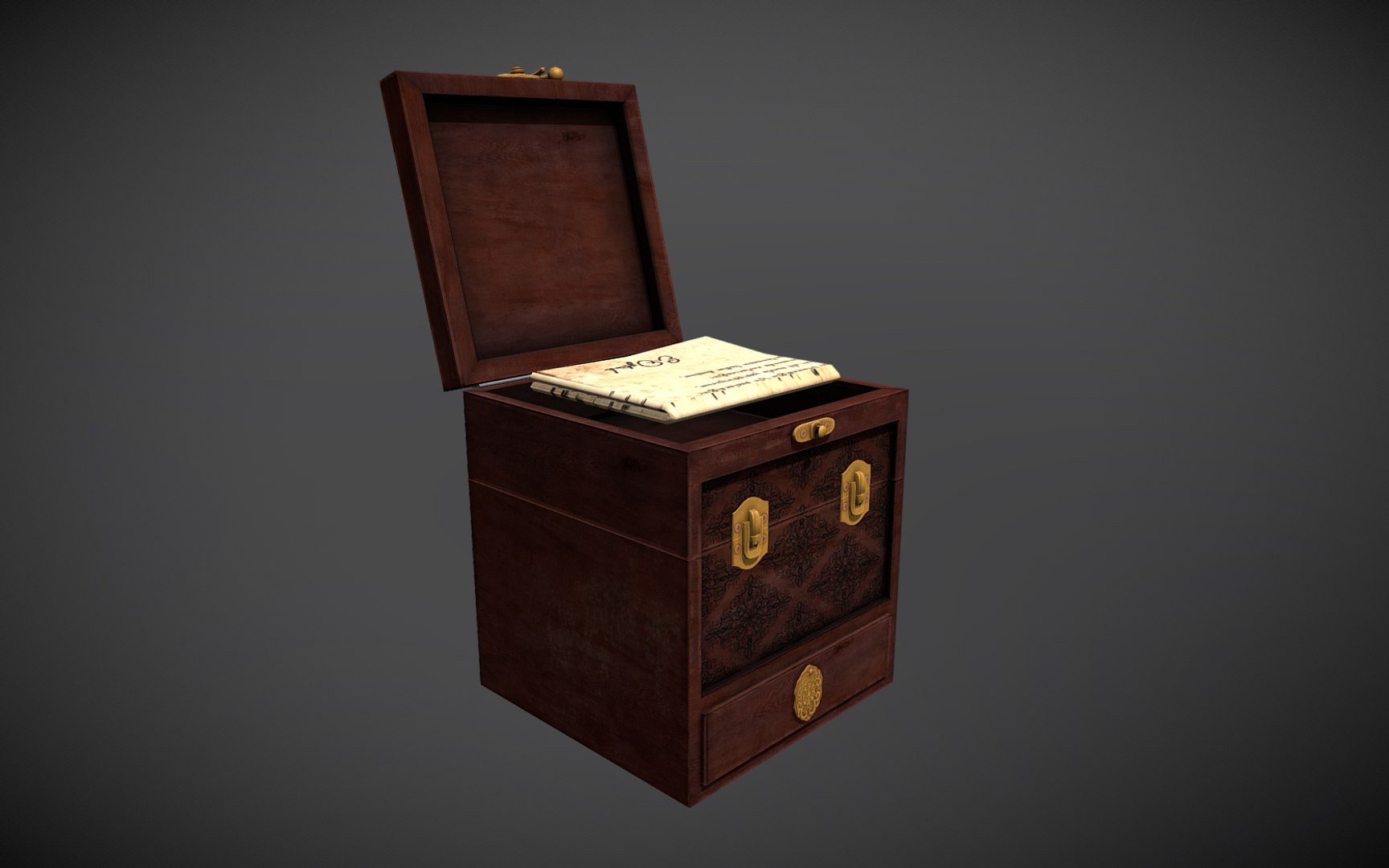 3D Wood Box Puzzle Model - TurboSquid 1453251