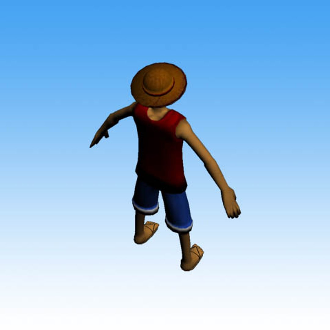 3d luffy onepiece toon
