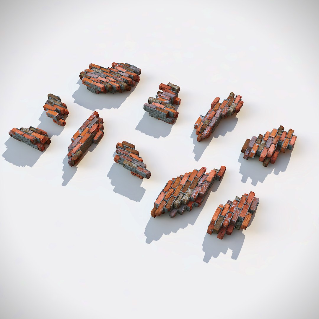 Brick V-ray 3d Model