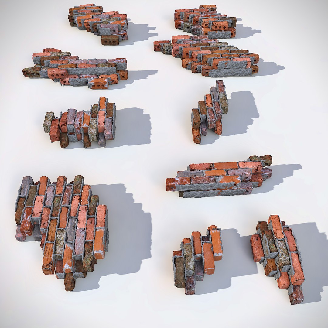 Brick V-ray 3d Model