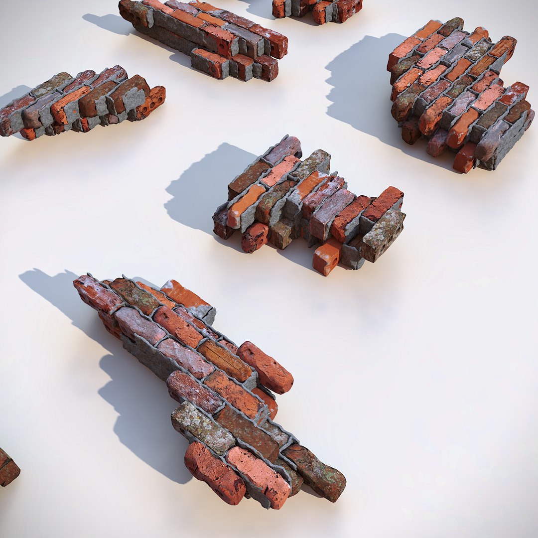 Brick V-ray 3d Model