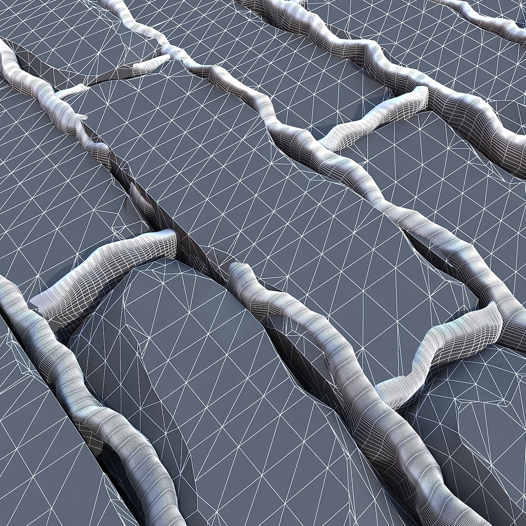 brick v-ray 3d model