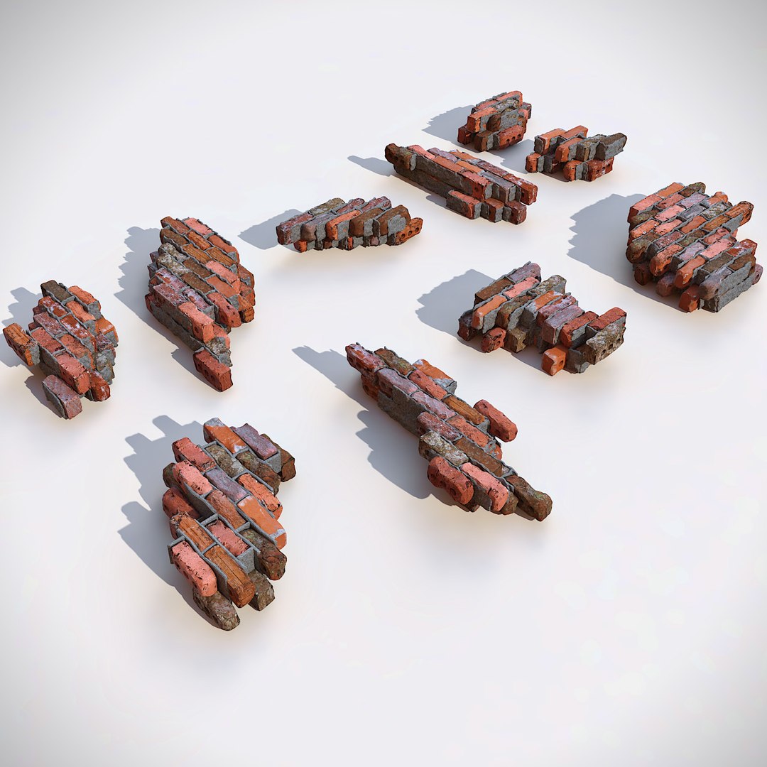 Brick V-ray 3d Model