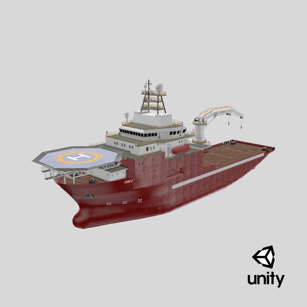 modelo 3d Buque de apoyo costa afuera - TurboSquid 2175930