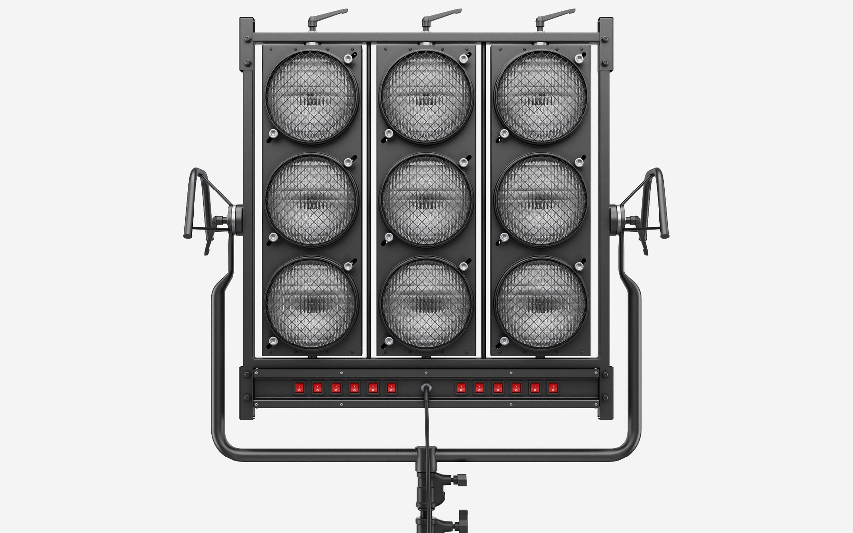 3D Maxi Brute Nine Light 9000 Watts Model - TurboSquid 1826752