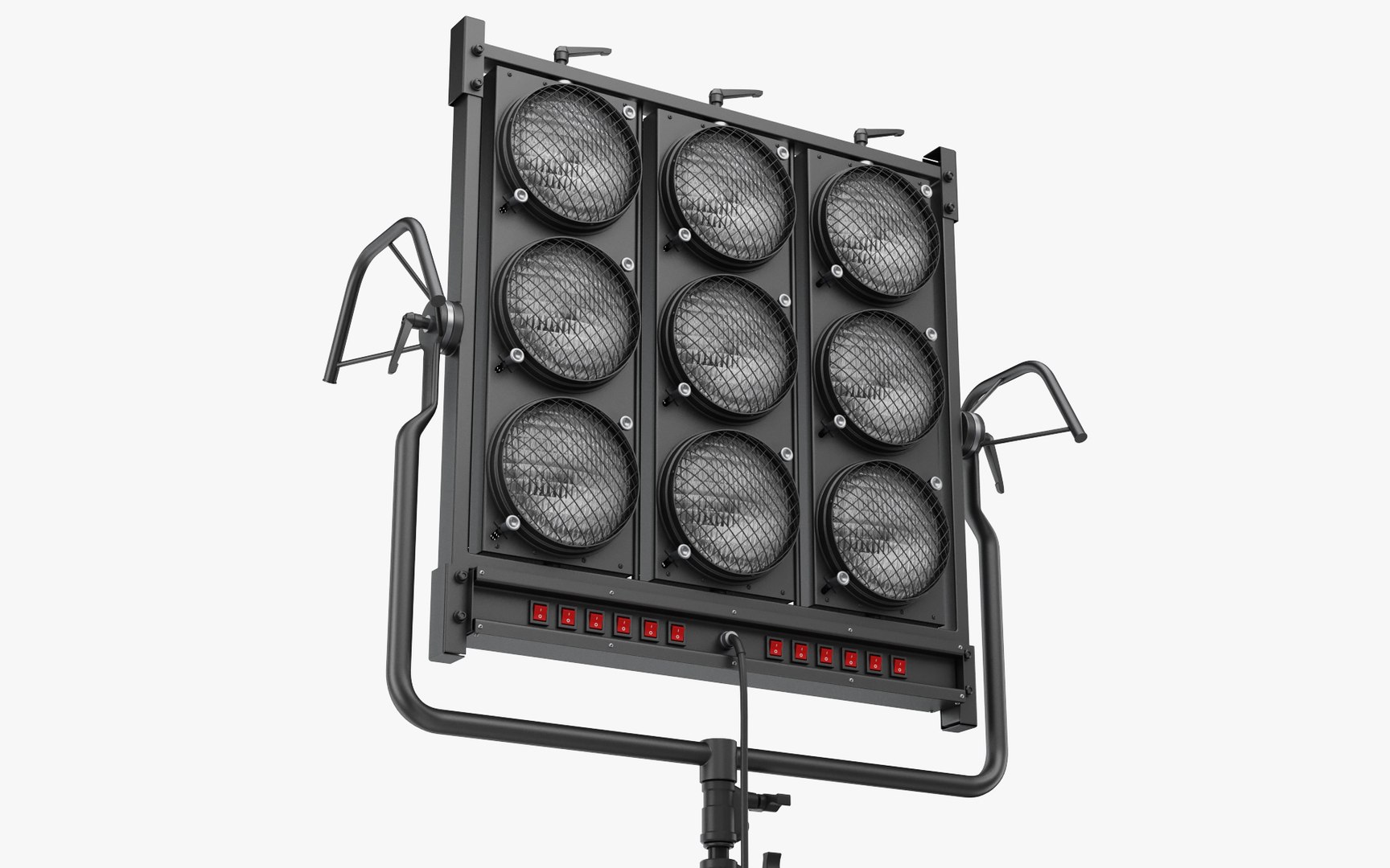 3D Maxi Brute Nine Light 9000 Watts Model - TurboSquid 1826752