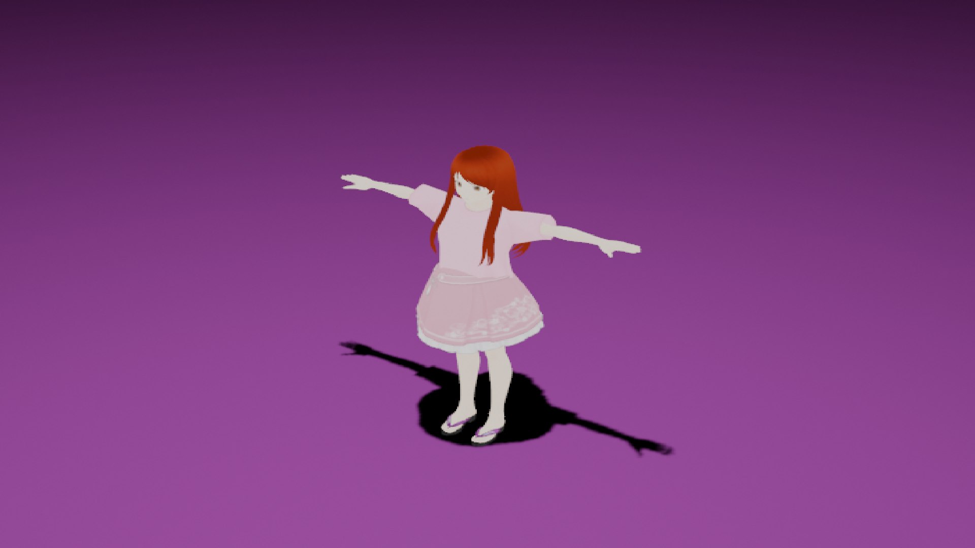 3d Model Anime Girl Character 1 Turbosquid 2002895