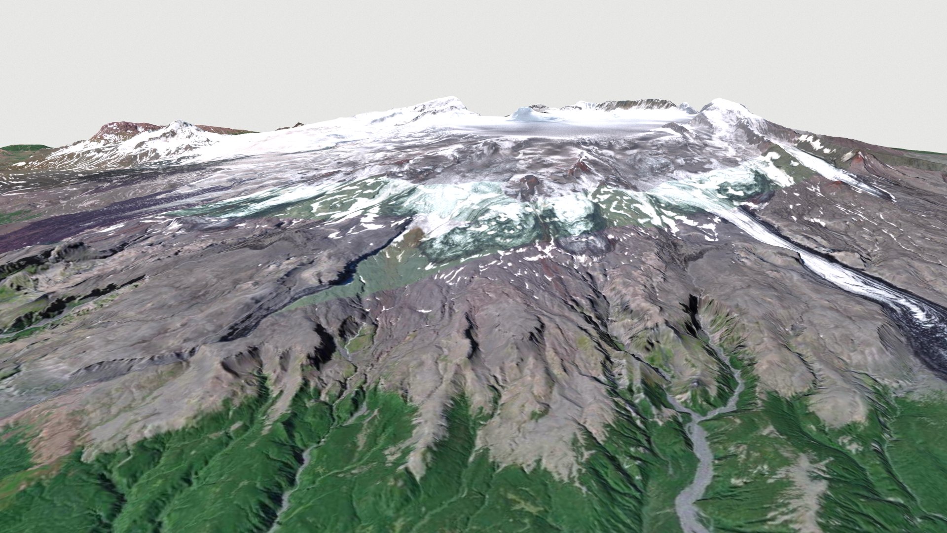 Veniaminov Volcano 3D - TurboSquid 2031535