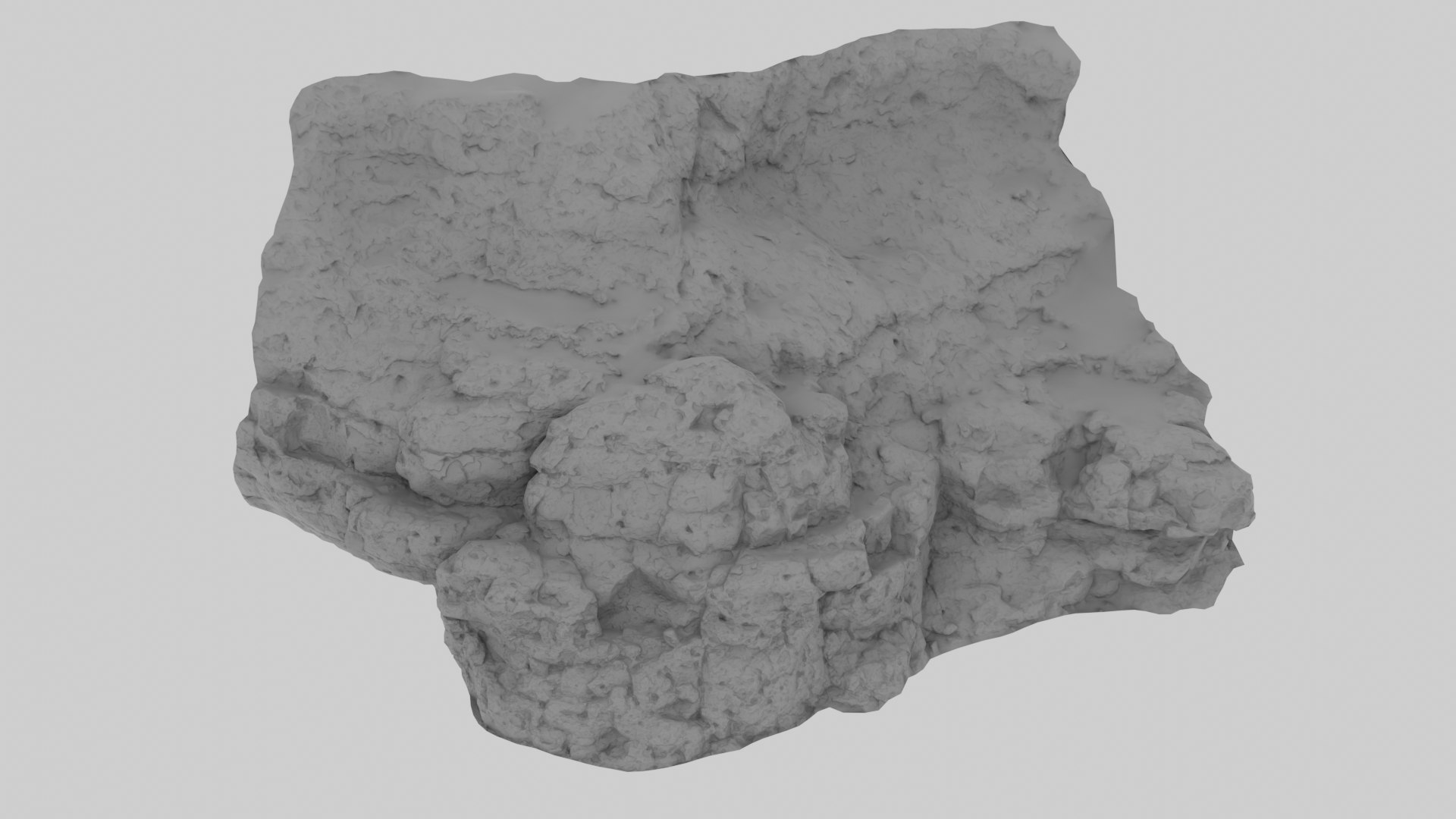 Riverbed Canyon Cliff Scan 03 3D Model - TurboSquid 2051966